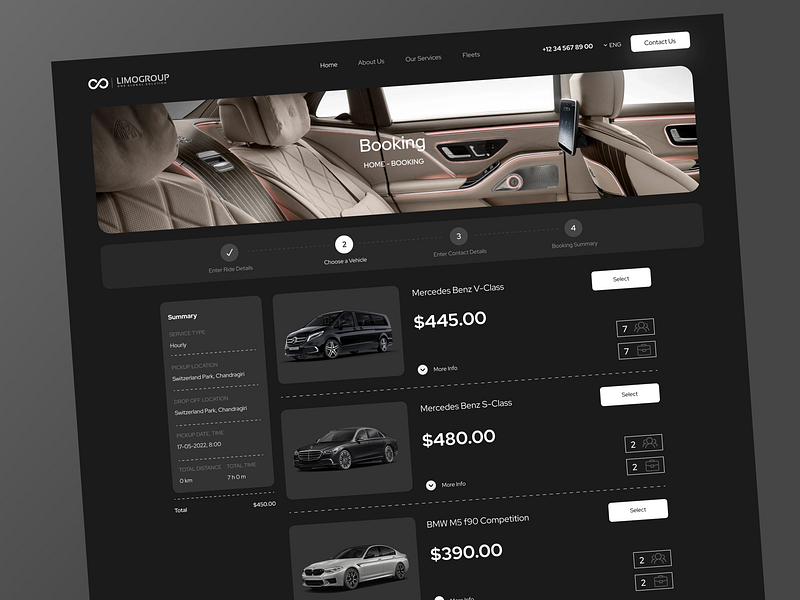 Web Design: Rent - Car Rental Home Page by Usman A. on Dribbble