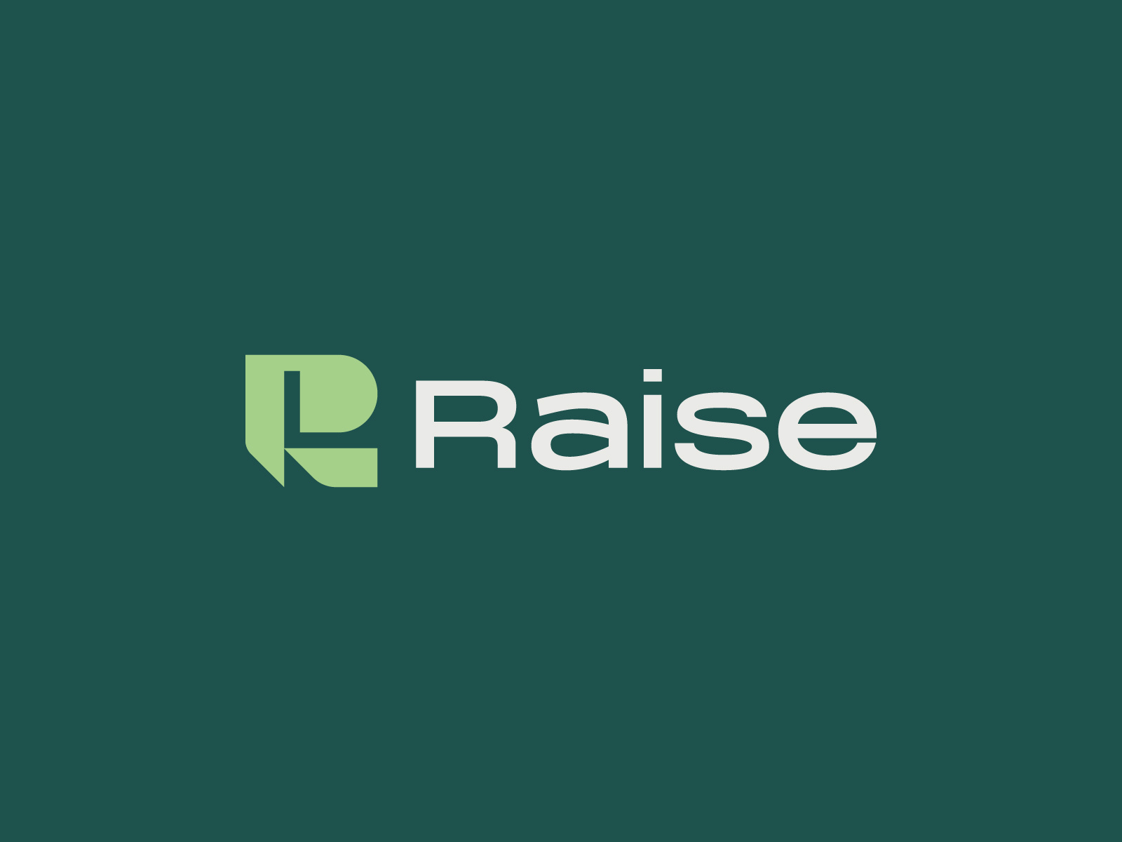Raise Logo Design by Elif Kameşoğlu for Elbu Studio on Dribbble