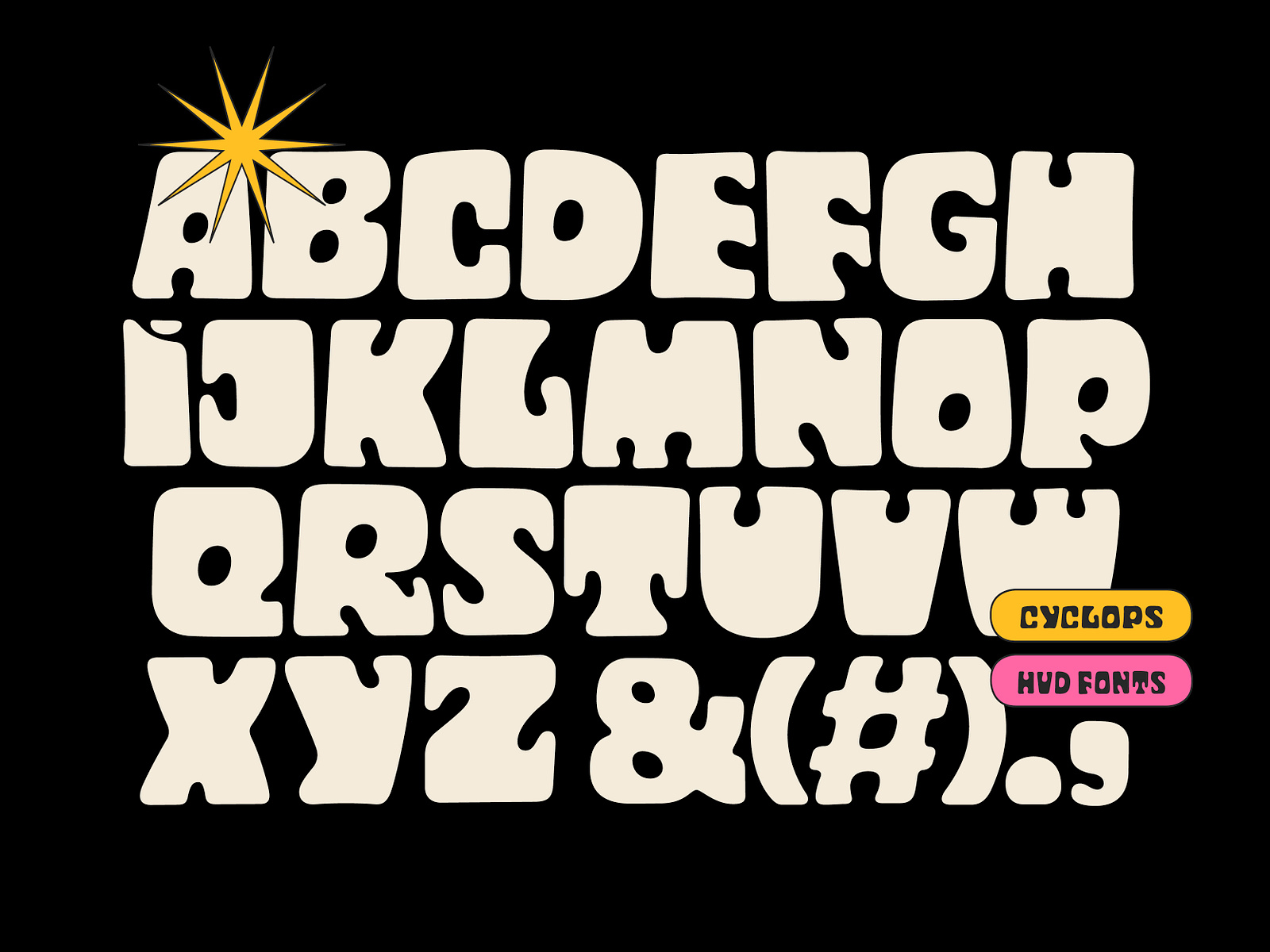 Cyclops — Basic Characters by HvD Fonts | Type Foundry on Dribbble