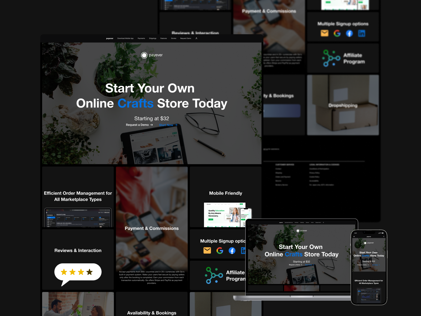 Financial Tech Startup's Landing Page by Palti on Dribbble