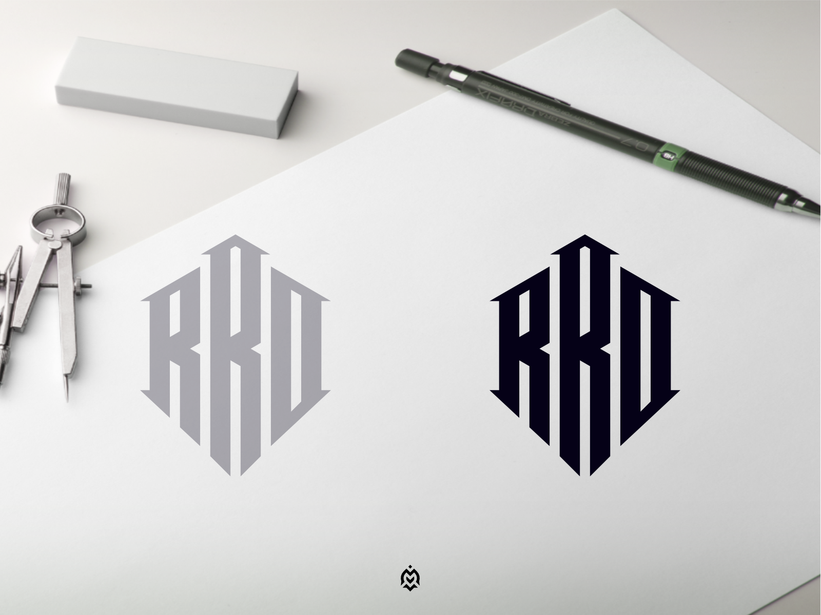 RRD monogram logo concept by mbah_menirr on Dribbble