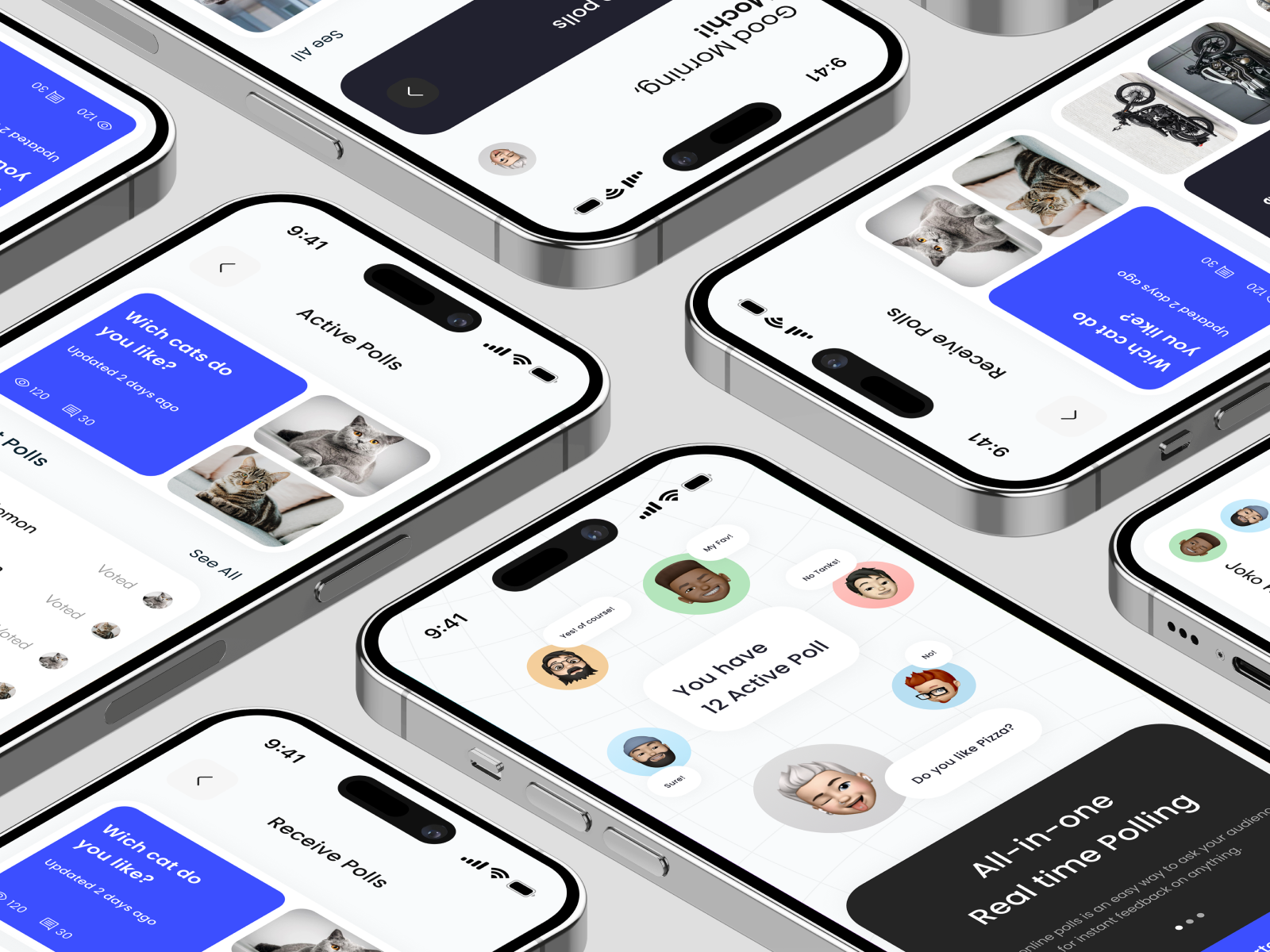 Polling Mobile App by Farhan Bagas for Hatypo Studio on Dribbble