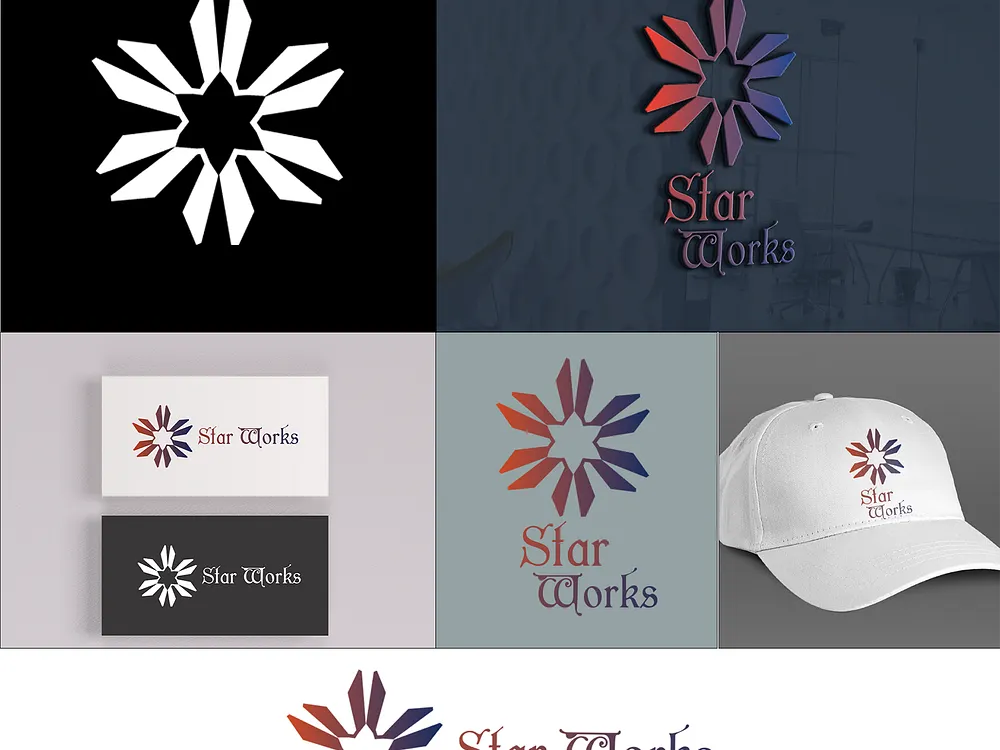 Star Works Logo designs, themes, templates and downloadable graphic ...