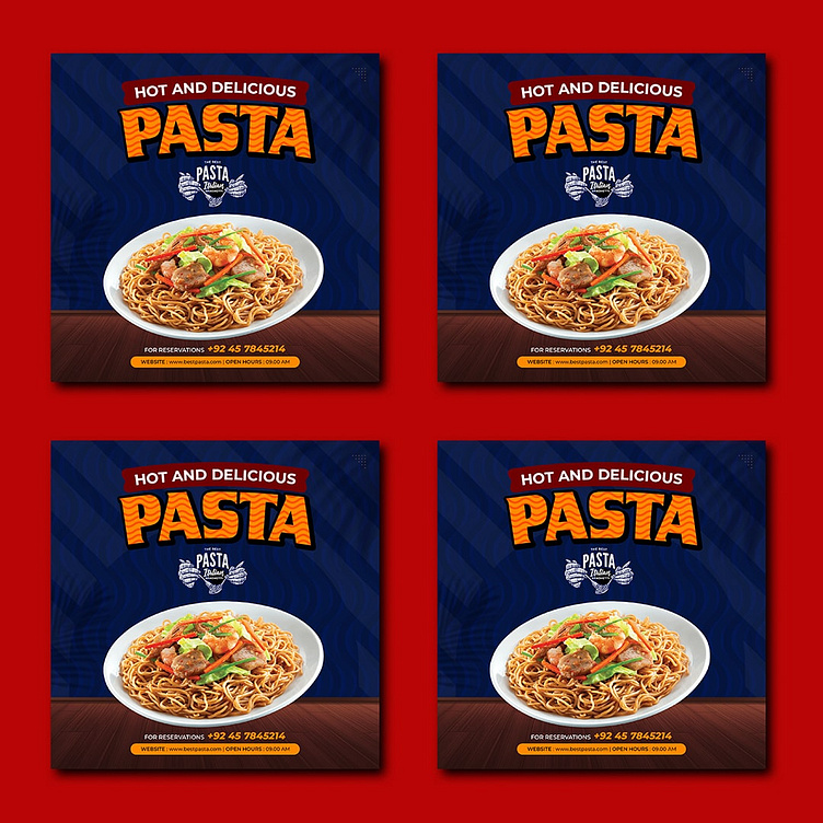 The Best Pasta Social Media Posts by Next Zilla on Dribbble