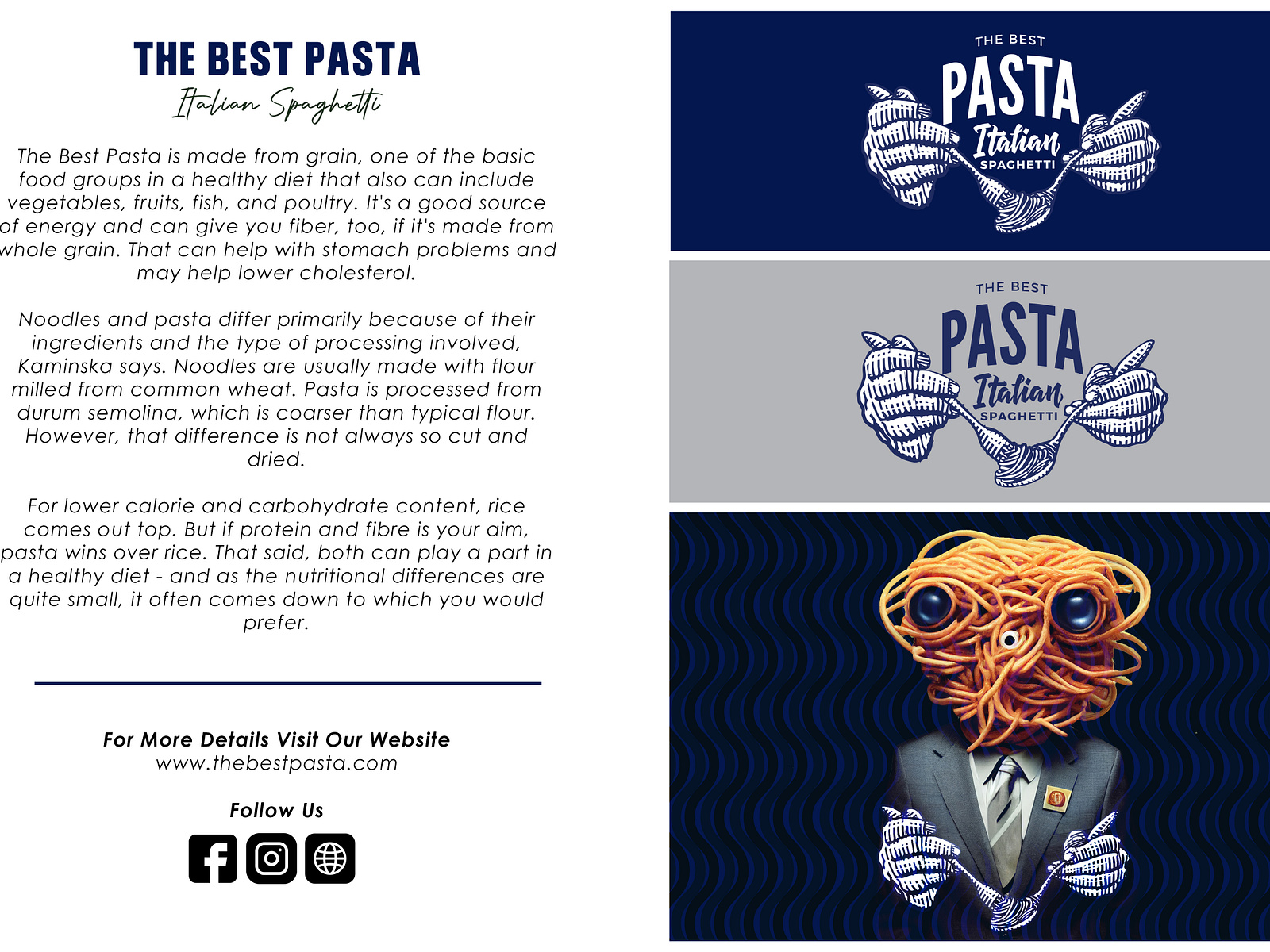 The Best Pasta Branding by Next Zilla on Dribbble