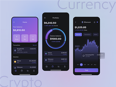 Currency App designs, themes, templates and downloadable graphic ...
