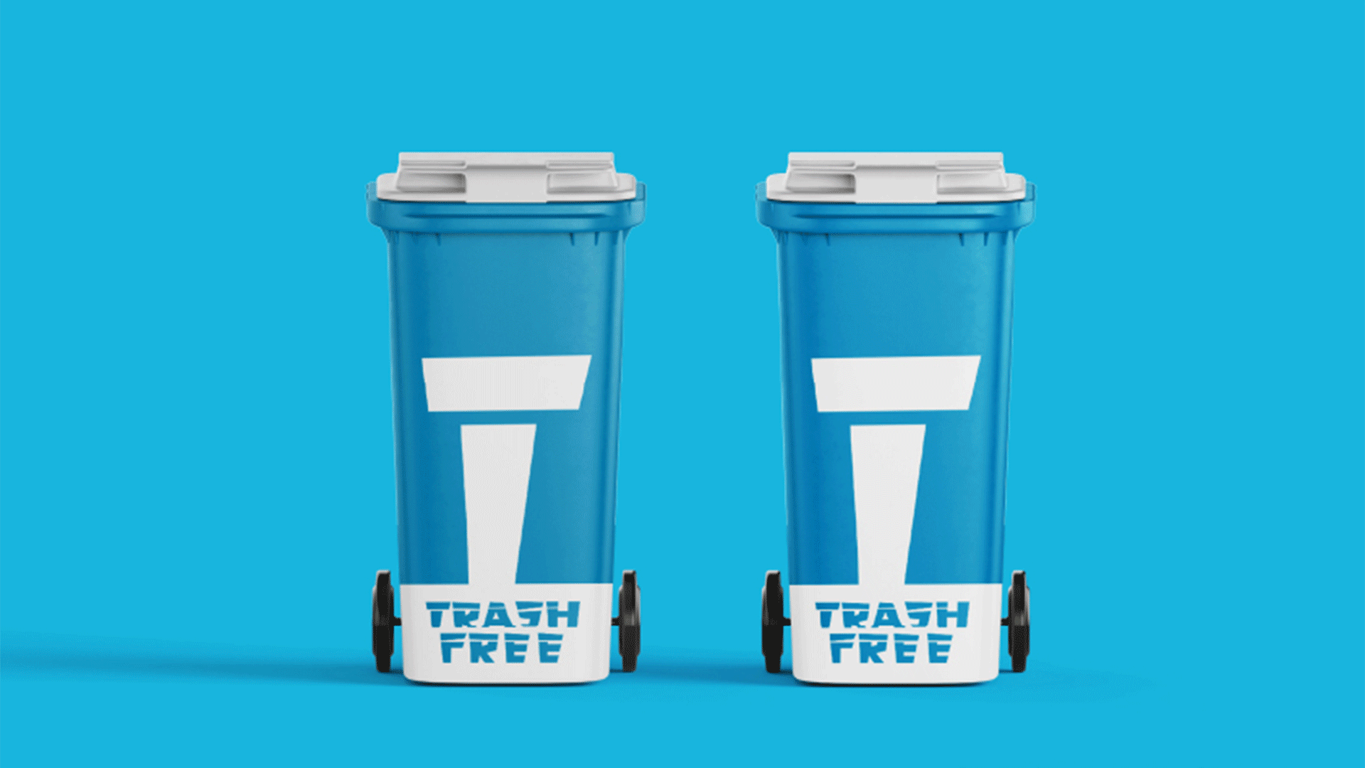 "TRASH FREE" Logo Typography by G. Simon Art on Dribbble