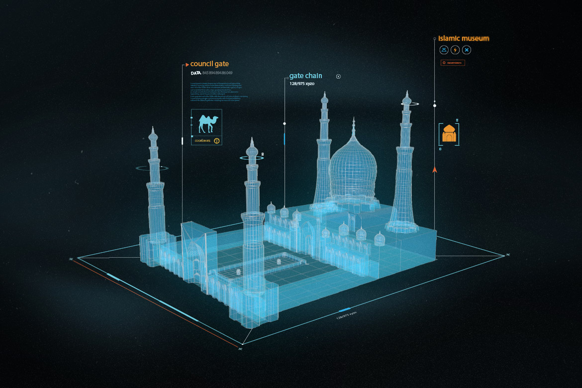 HUD 3D Scenes by Pixflow on Dribbble