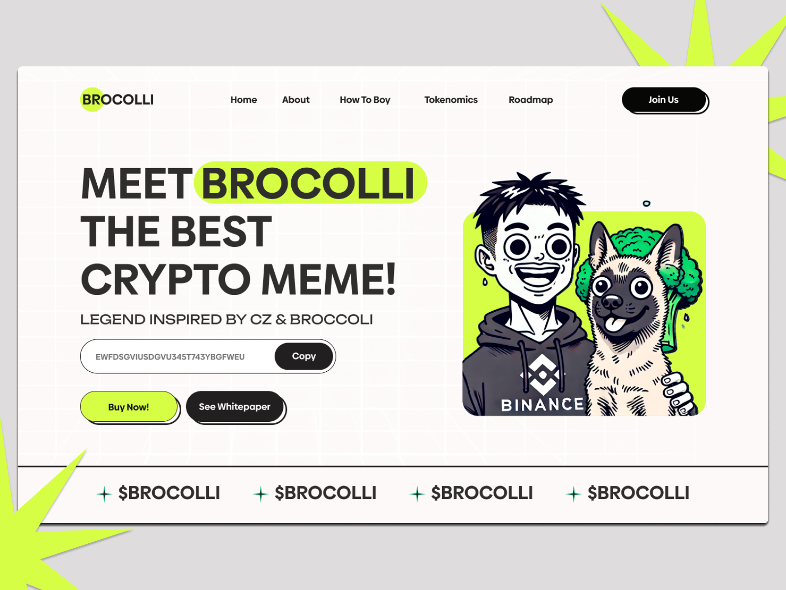Broccoli - crypto meme mem token by Nina Marinenko on Dribbble Broccoli - crypto meme mem token by Nina Marinenko on Dribbble