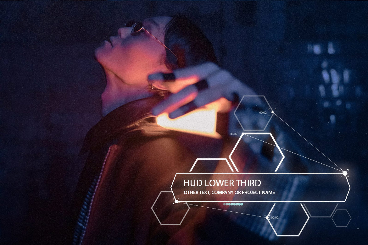 Modern HUD Lower-Thirds by Pixflow on Dribbble