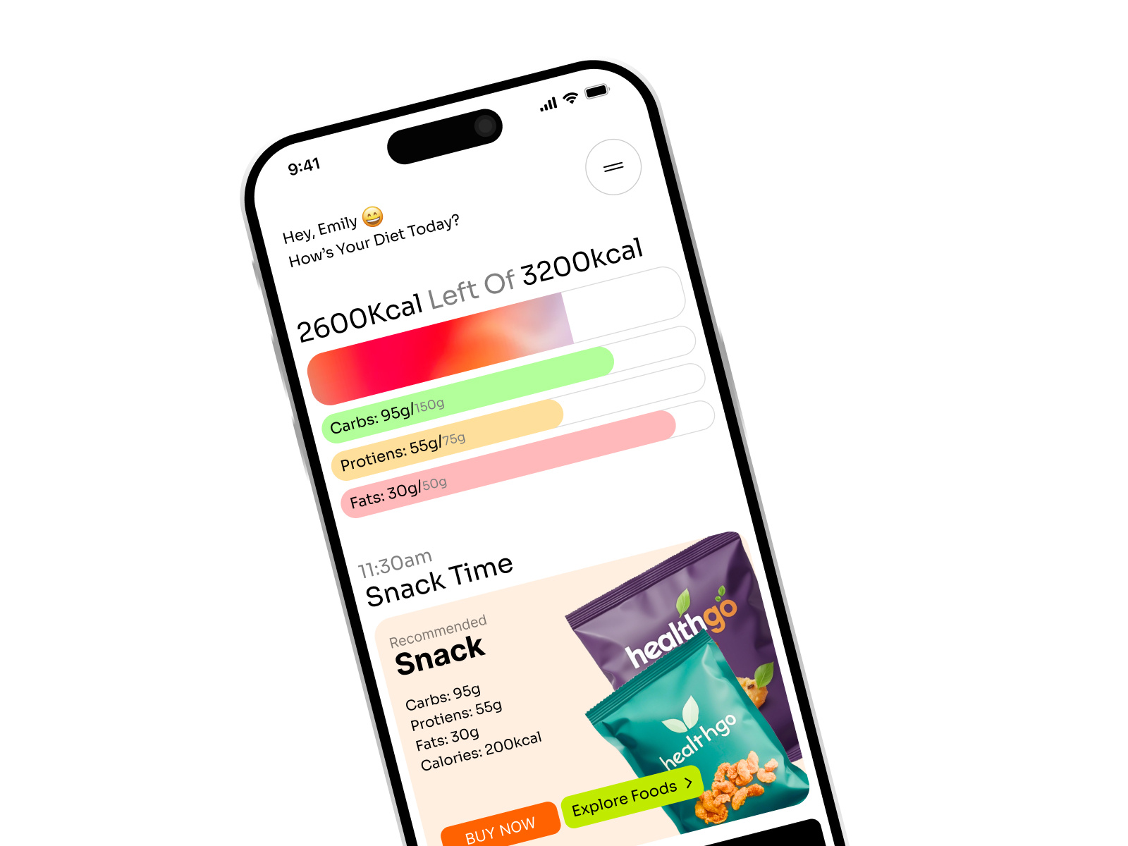 Ai food tracker app design by lazy kar for LazyInterface UI UX Team on ...