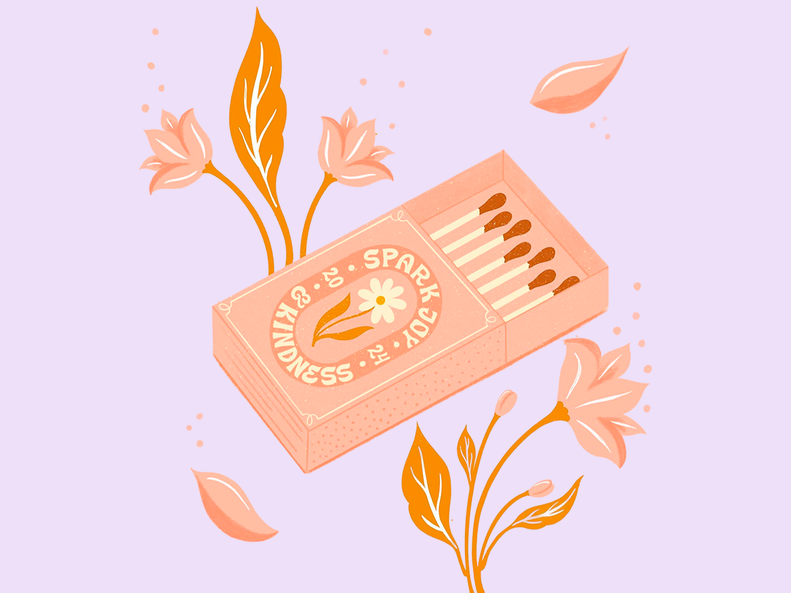 Illustration: Beautifully-designed Matchbox by Bryan Canda on Dribbble