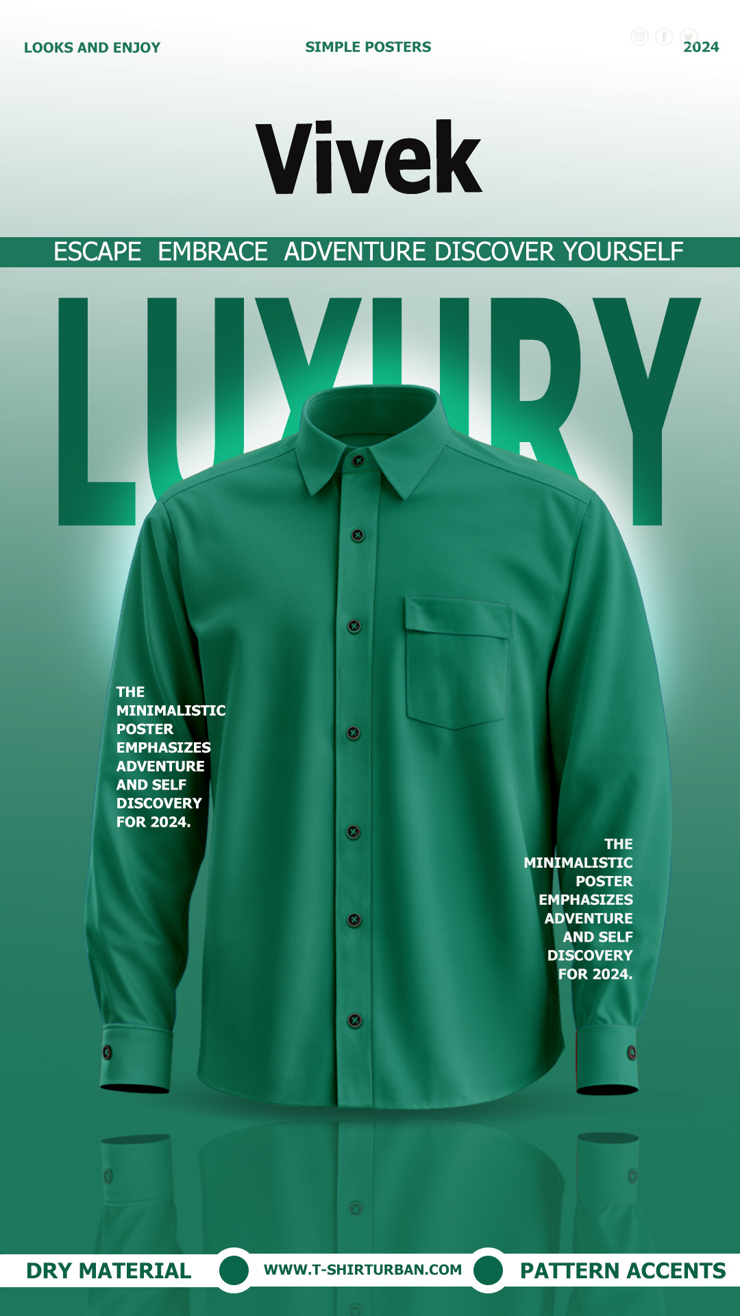Clothing poster by Vivek Singh on Dribbble