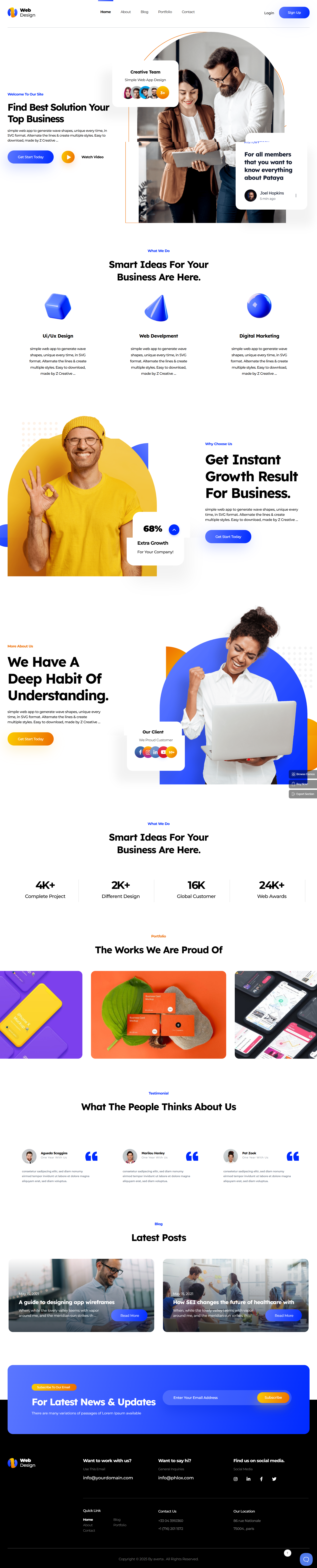 Creative Business Website designs, themes, templates and downloadable ...