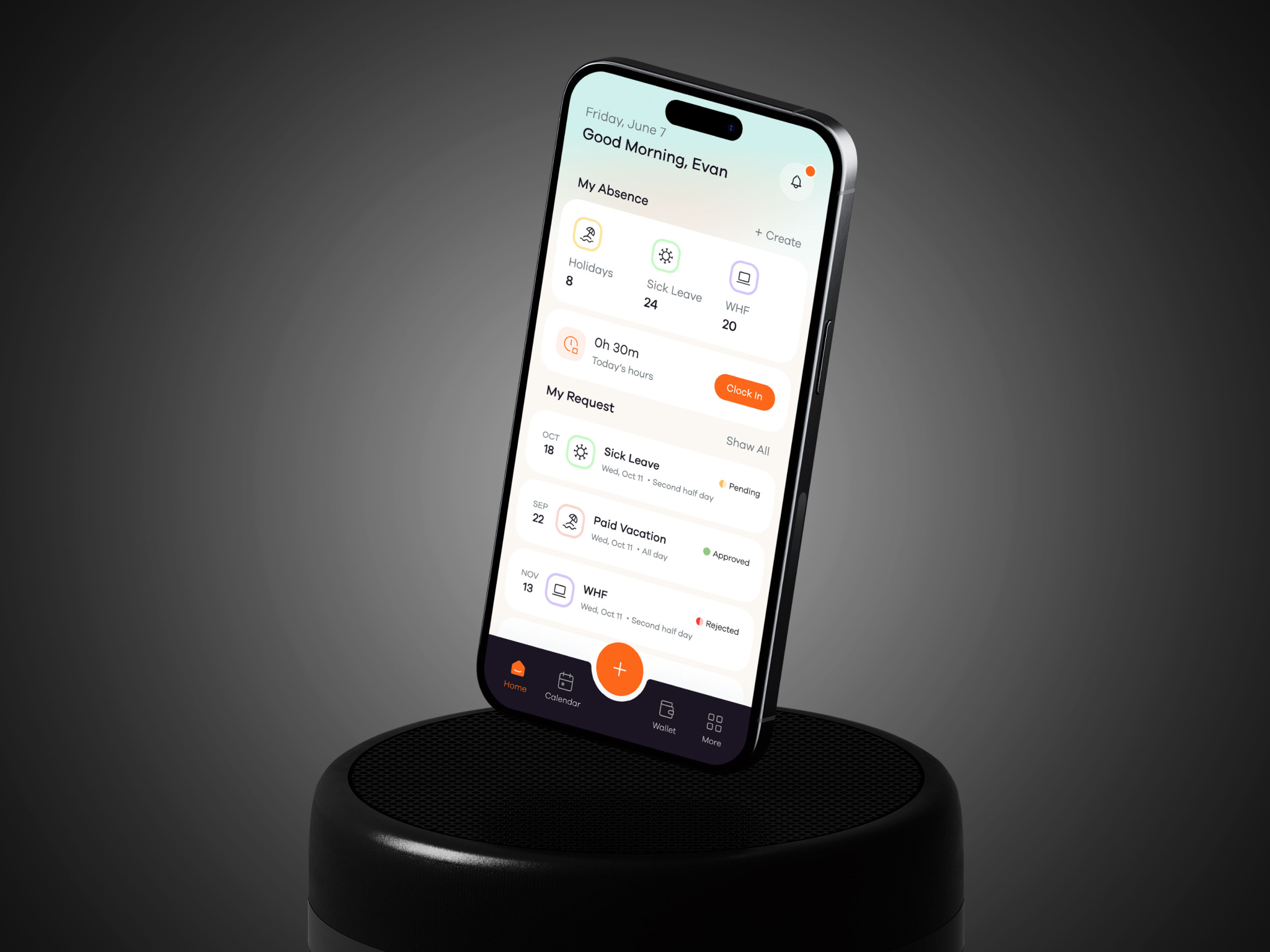Time & Attendance App Design by Hafiz Ibrahim on Dribbble