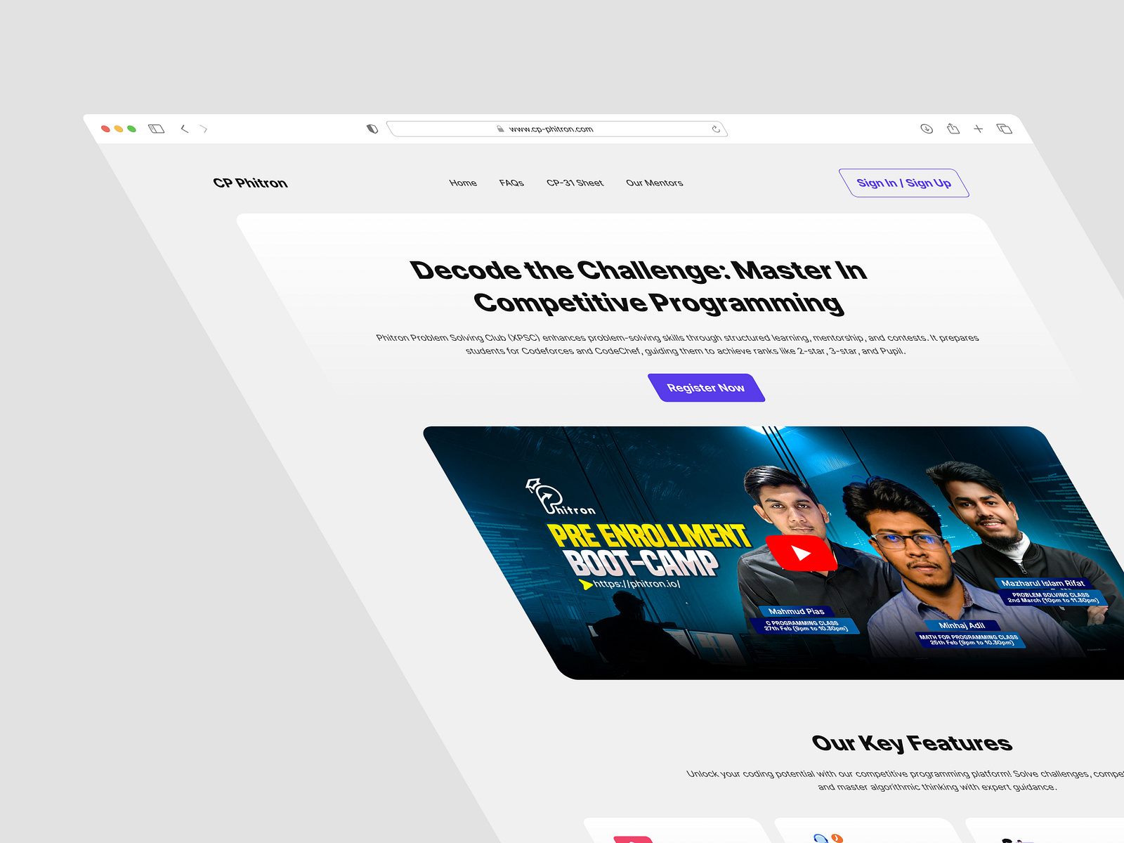 Competitive Programming Website Design by Awlad Hossain on Dribbble