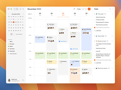 Calendar / Schedule Management Dashboard by Arvin Aradhana for Morva ...