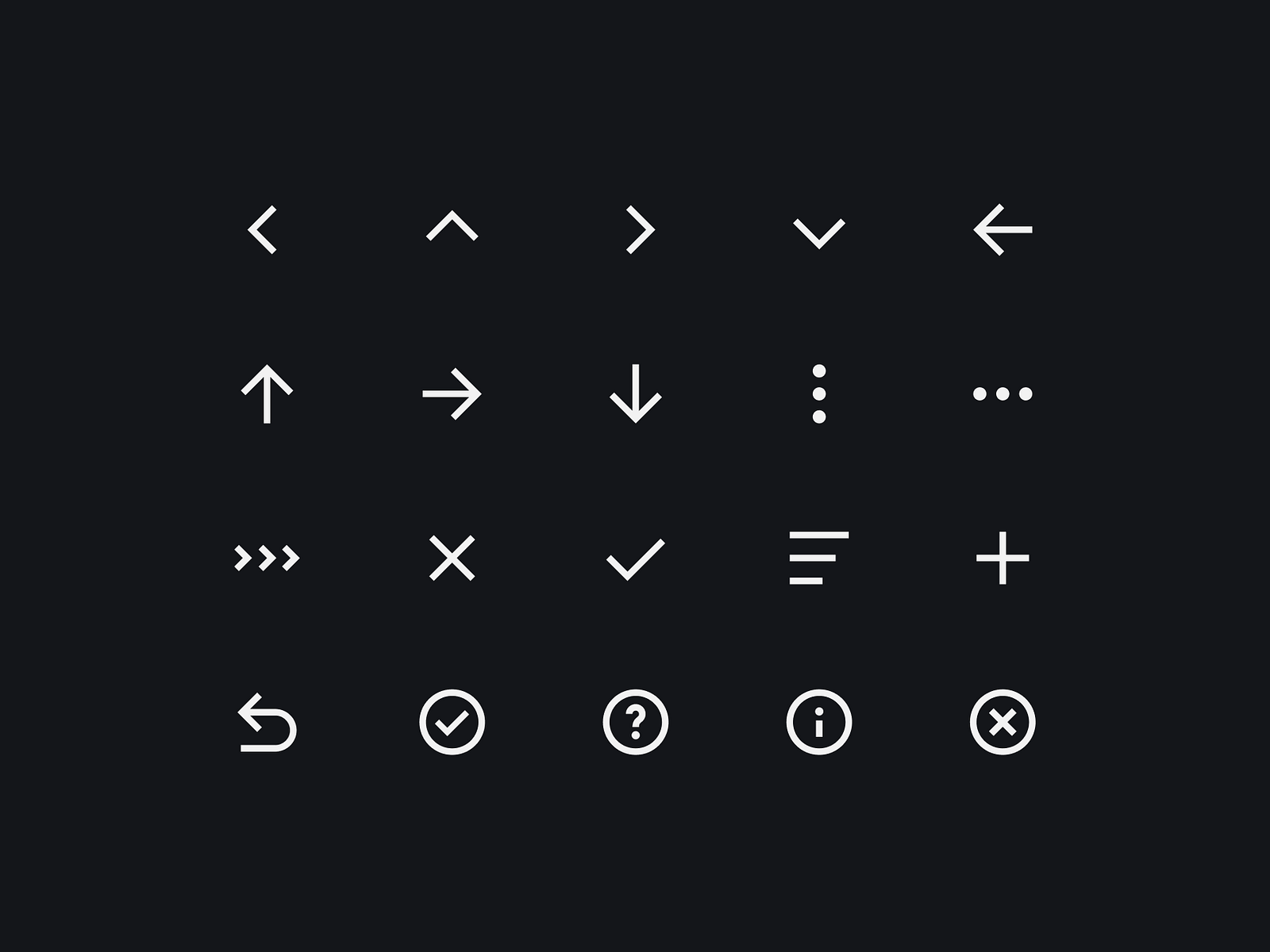 Navigation Icons by Anastasia Kurilenko on Dribbble