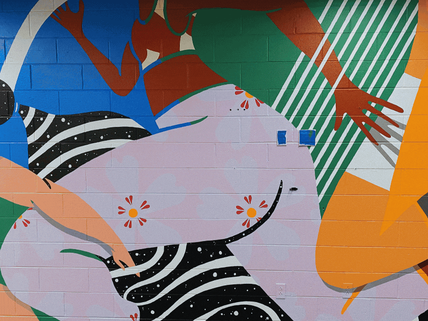 St Josephs University Rec Center Mural by UNAPXLXGETIC on Dribbble