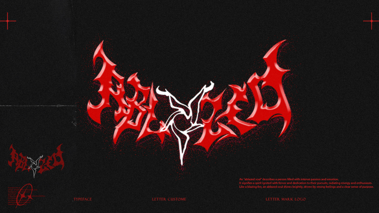 ABLAZED SOUL WITH LETTERING CUSTOME by Andri Dwiyono on Dribbble