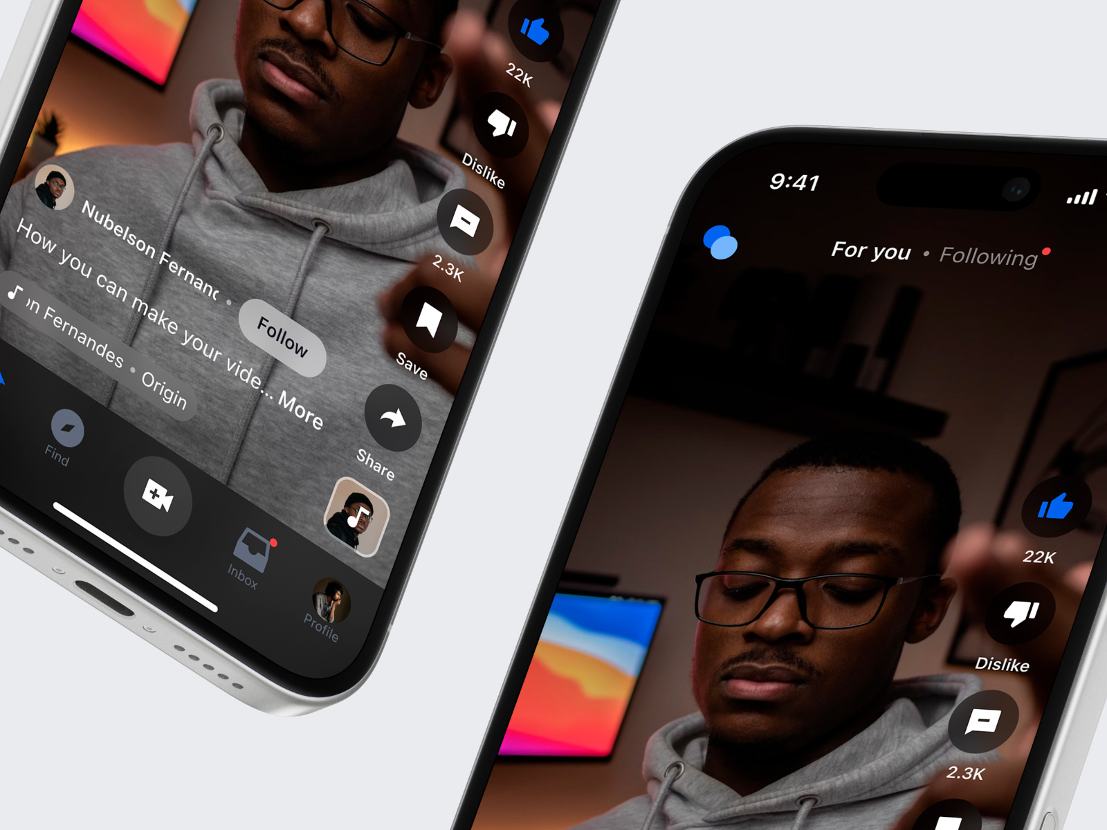 Reel app - Feed screen by Tashdeed Bhuiyan on Dribbble