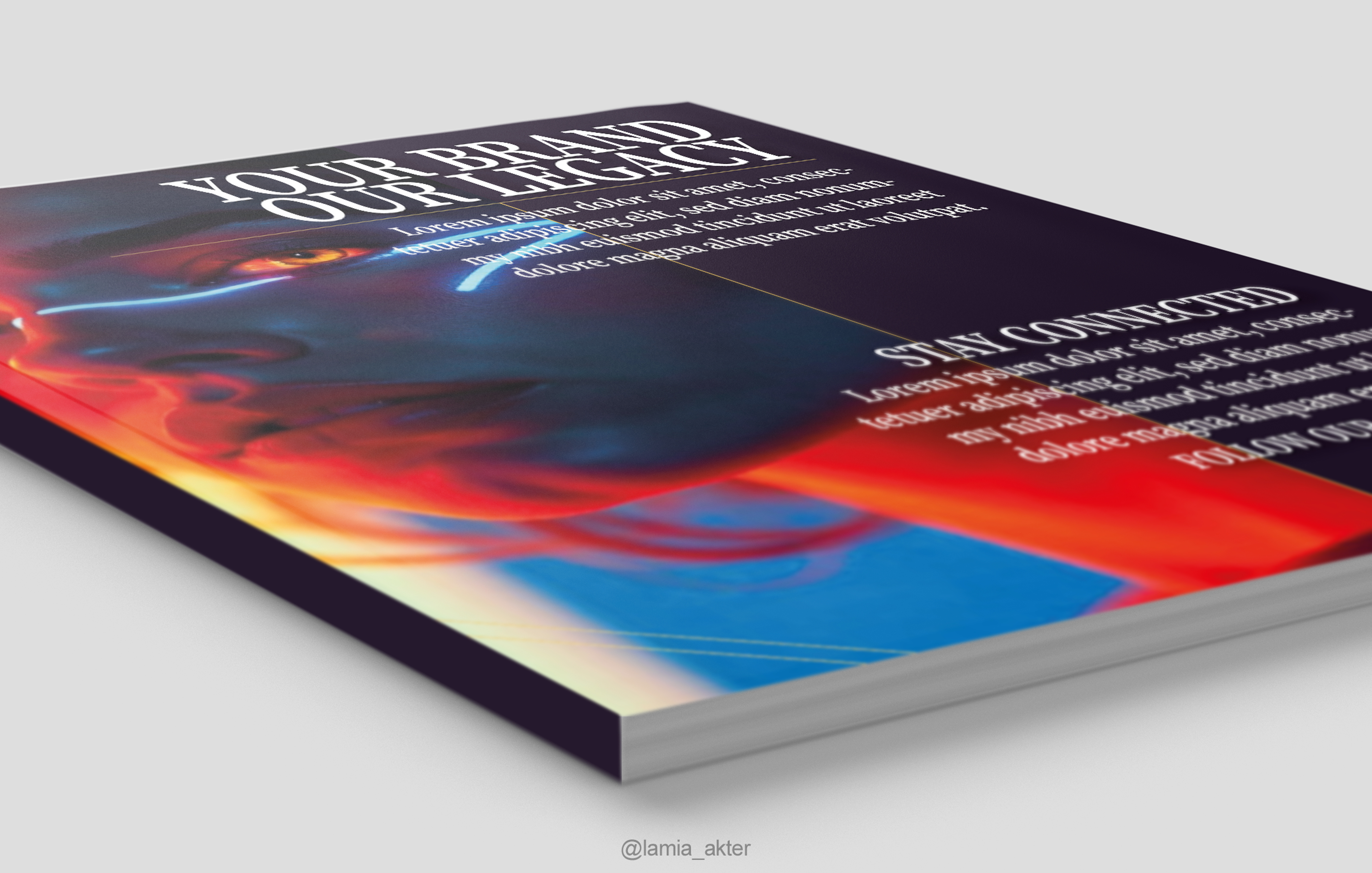 Bold & Sophisticated Magazine Template by Lamia Akter on Dribbble