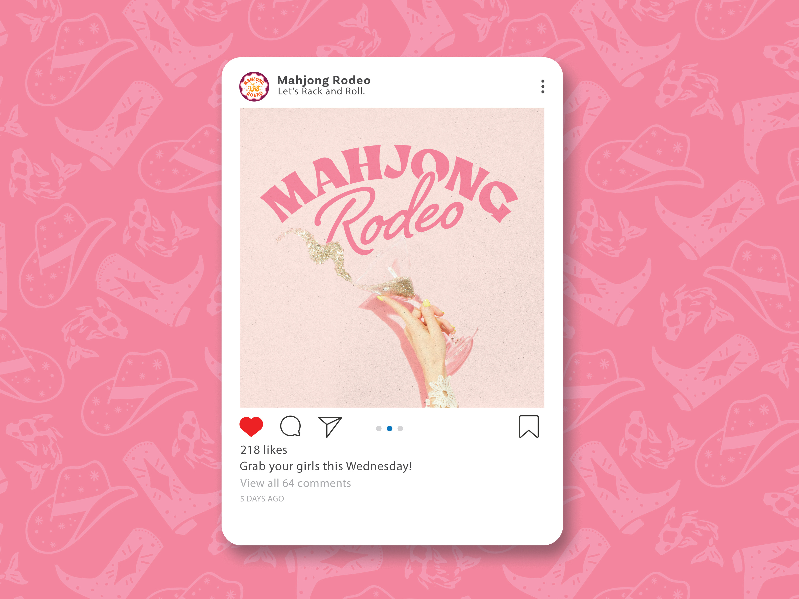 Mahjong Rodeo Logo Design by Marquis Barrington on Dribbble