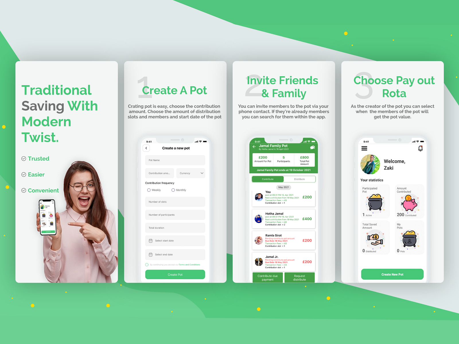 Money Saving - App Store Screenshots by iBraHeem on Dribbble