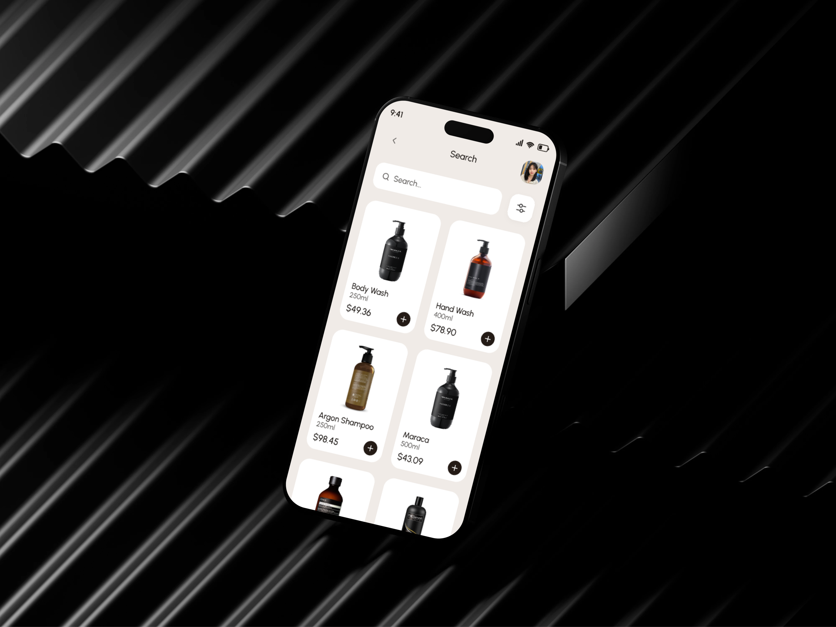 E-Commerce Search & Filter Mobile Screen by Sudarsan Roy for Kites ...