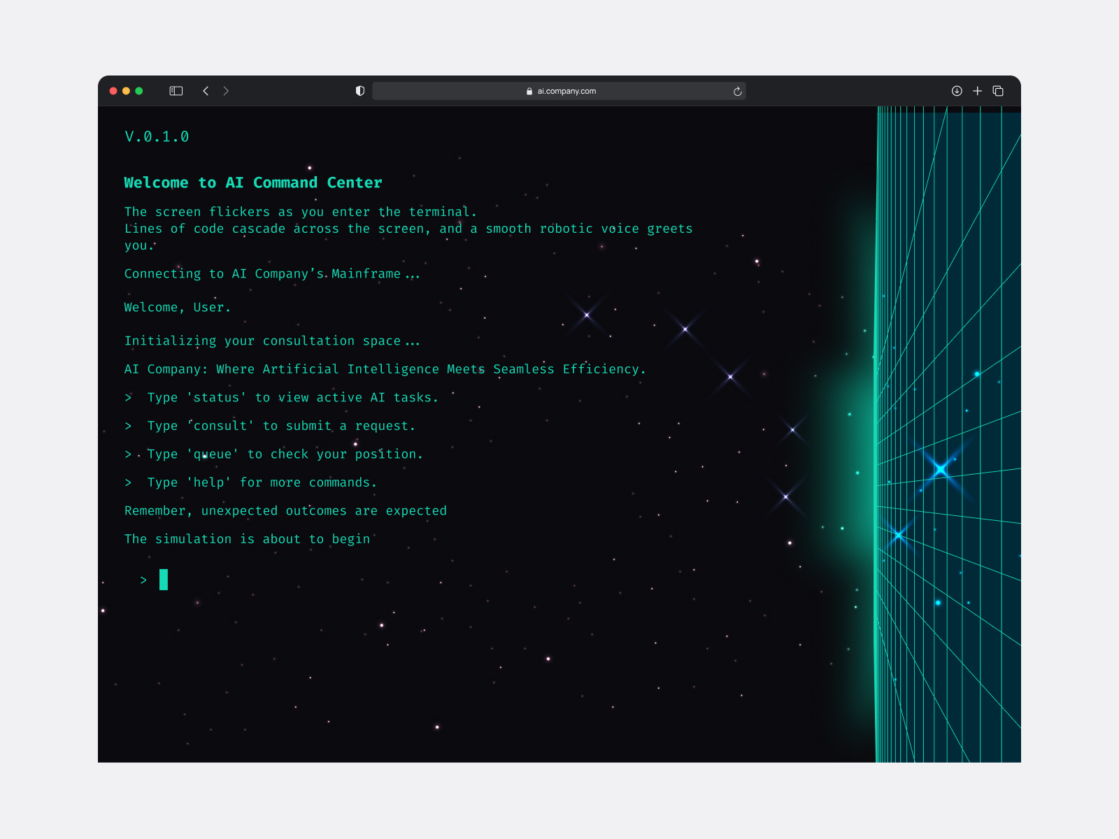 AI Company Management - AI Command Center UI Design by Mochammad Naufal ...