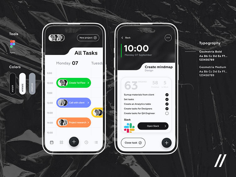 Task Manager Mobile IOS App by Daria Kravets for Purrweb UI/UX Agency on Dribbble