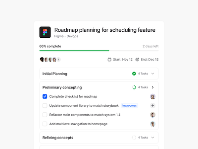 Stratis UI - Task modal by Monty Hayton on Dribbble