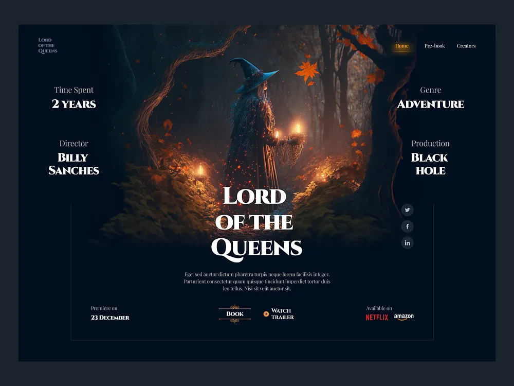 Browse thousands of Movie Booking images for design inspiration | Dribbble