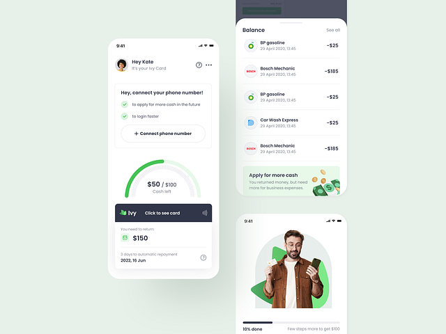 Browse thousands of Card App images for design inspiration | Dribbble