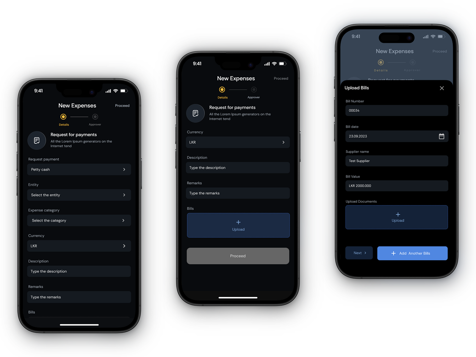 DIGIEX Mobile App - Claim Submit Screens UI design by Krishen Rodrigo ...