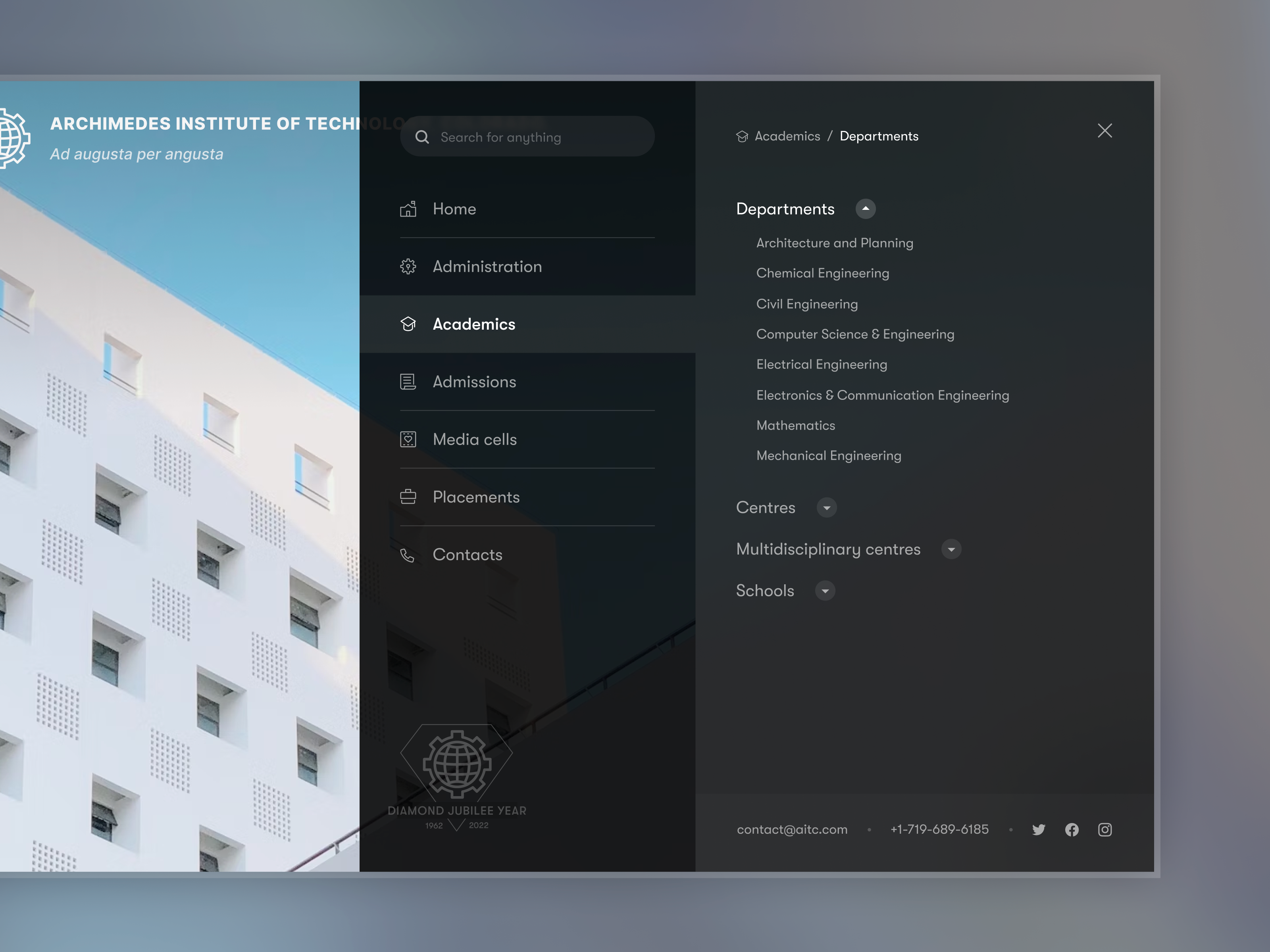 College Website designs, themes, templates and downloadable graphic ...