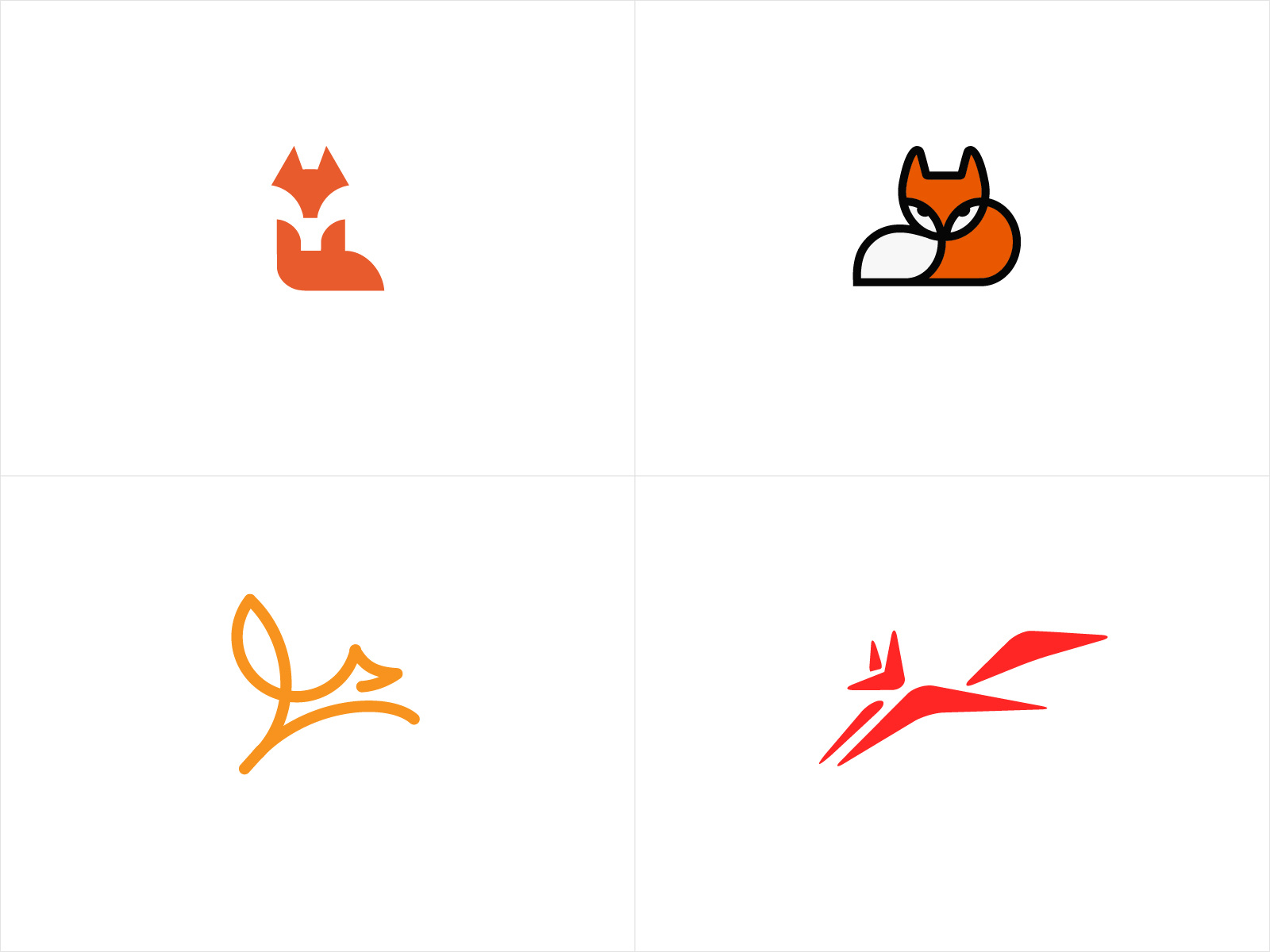fox logos by Conceptic on Dribbble