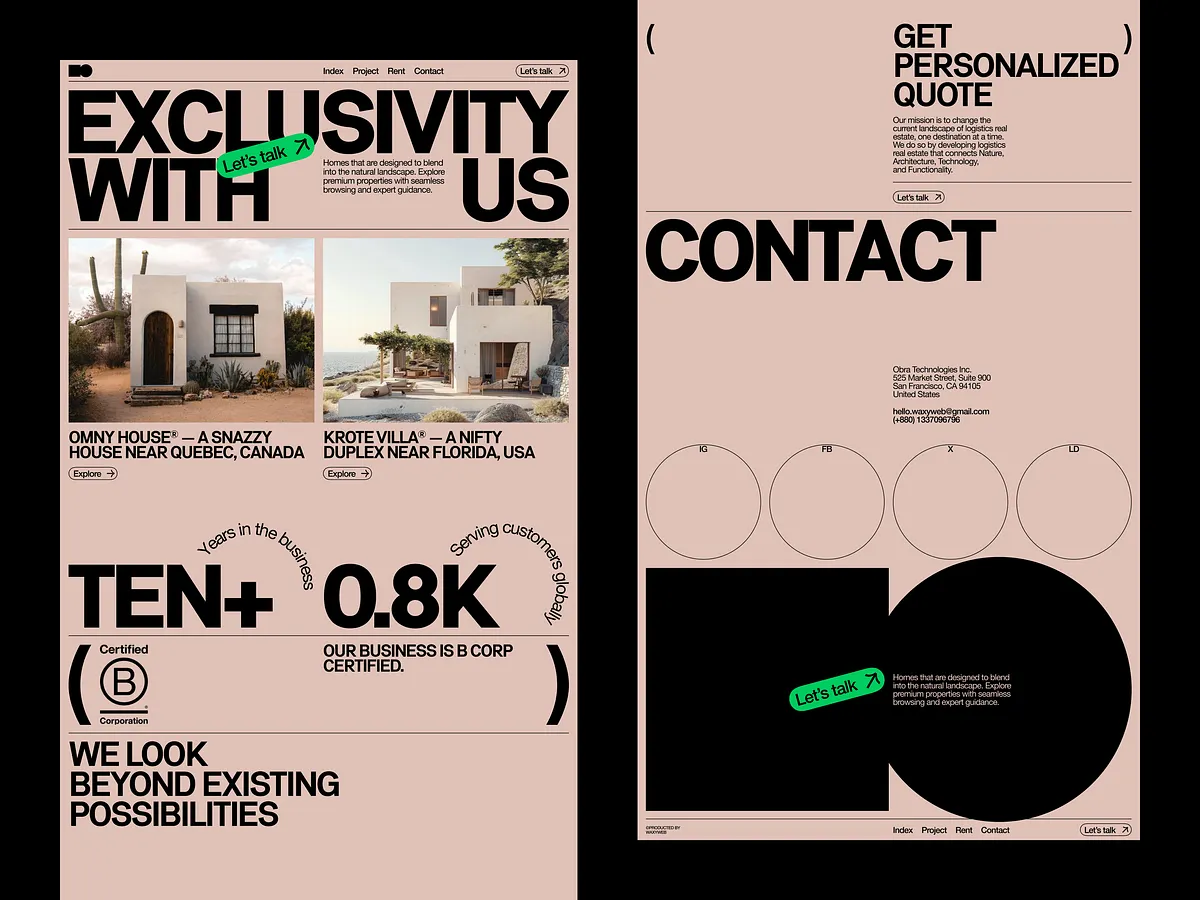 Real Estate UI designs, themes, templates and downloadable graphic ...