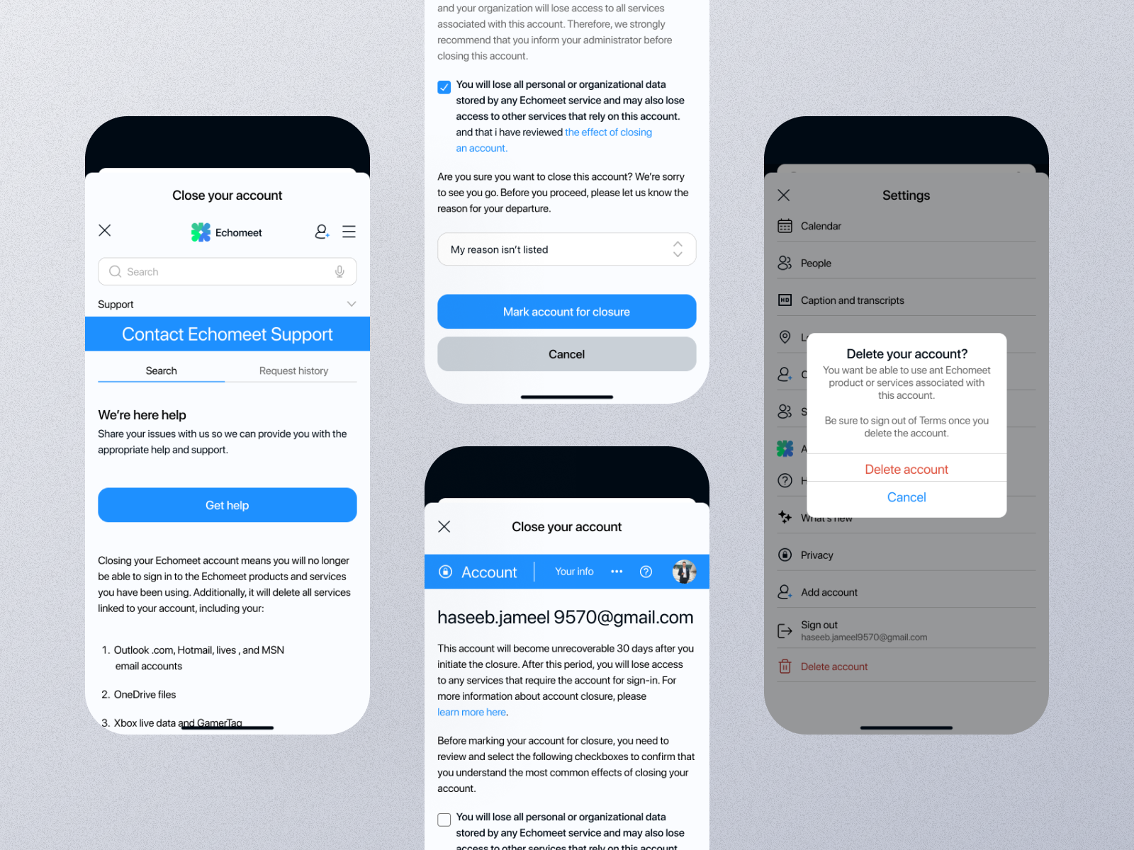 Delete Account Mobile App Ui by UI Ants on Dribbble