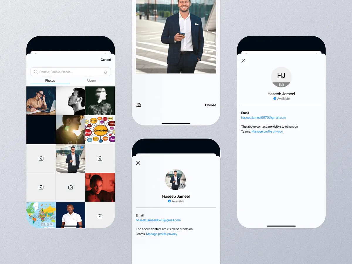 Edit Profile Screen designs, themes, templates and downloadable graphic ...
