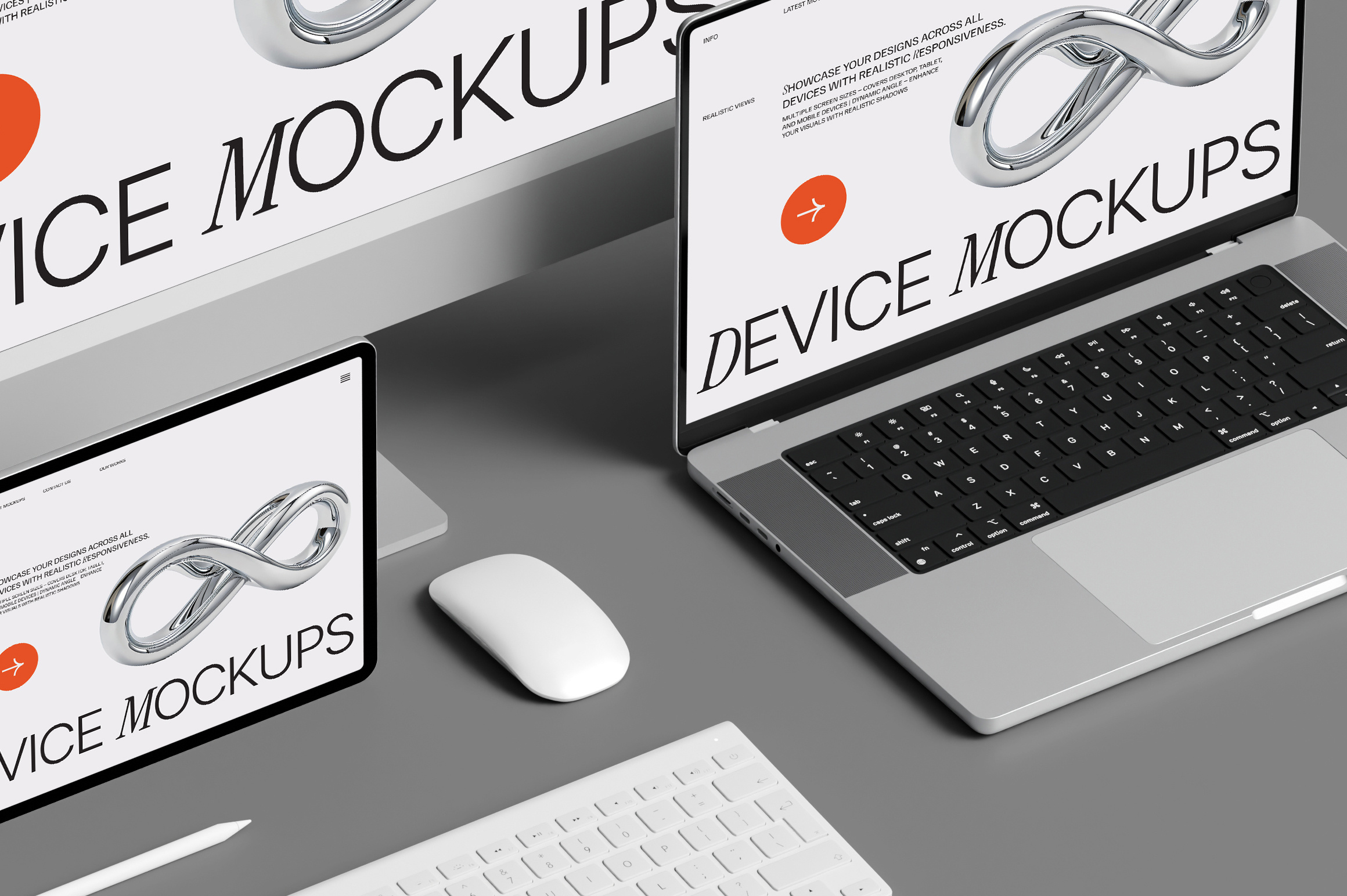 Responsive Apple Device Mockup Set by Hakim Visuals on Dribbble