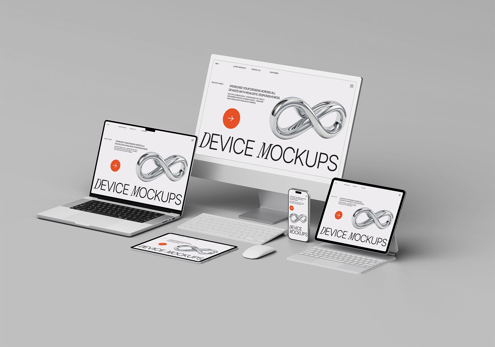 Responsive Apple Device Mockup Set by Hakim Visuals on Dribbble