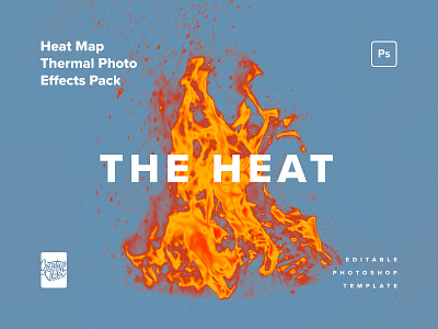 Heat Map Thermal Photo Effect by CreativeVeila on Dribbble