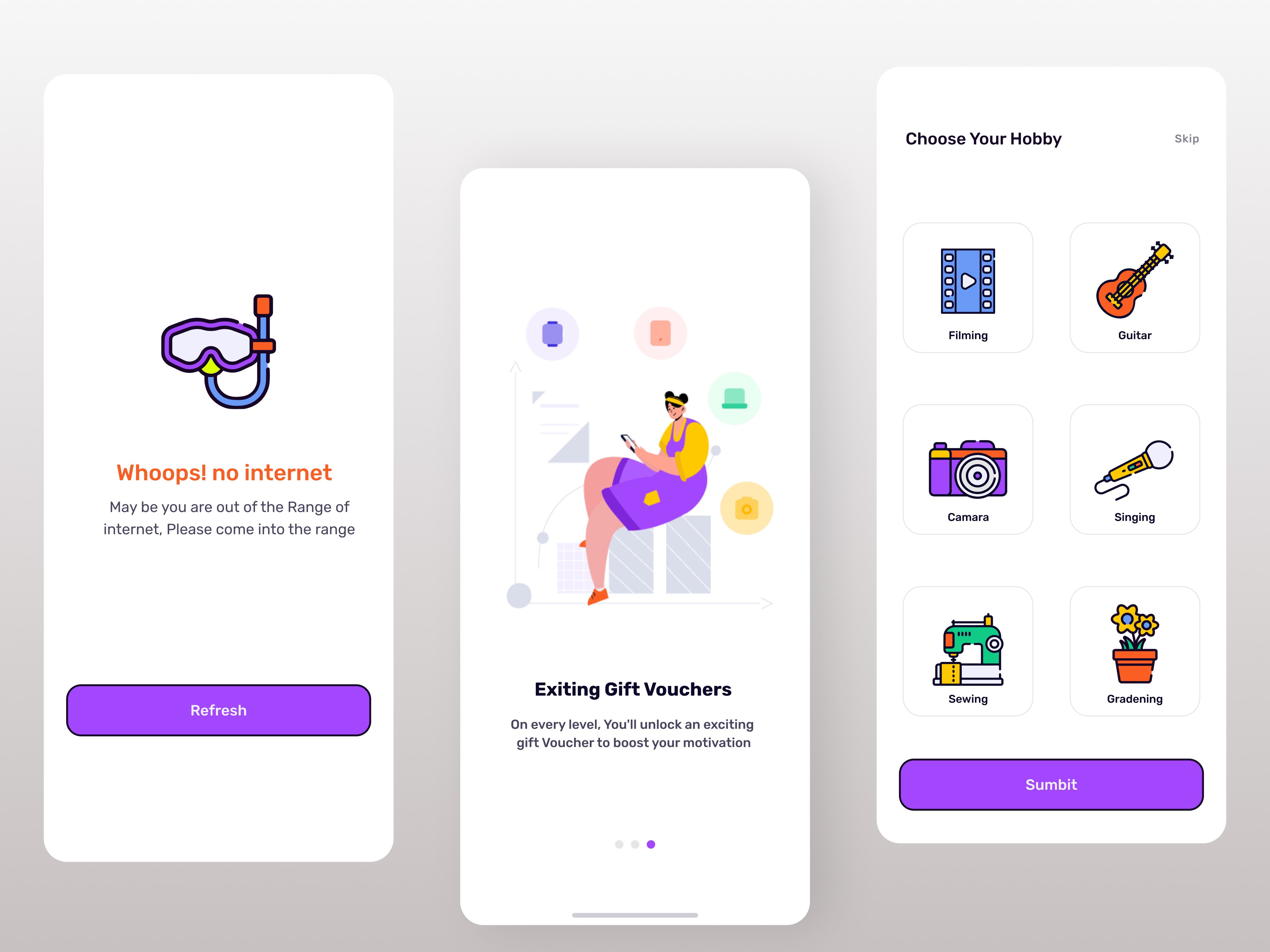 E-Learning Mobile App UI Kit – Modern Online Education UI Design by ...