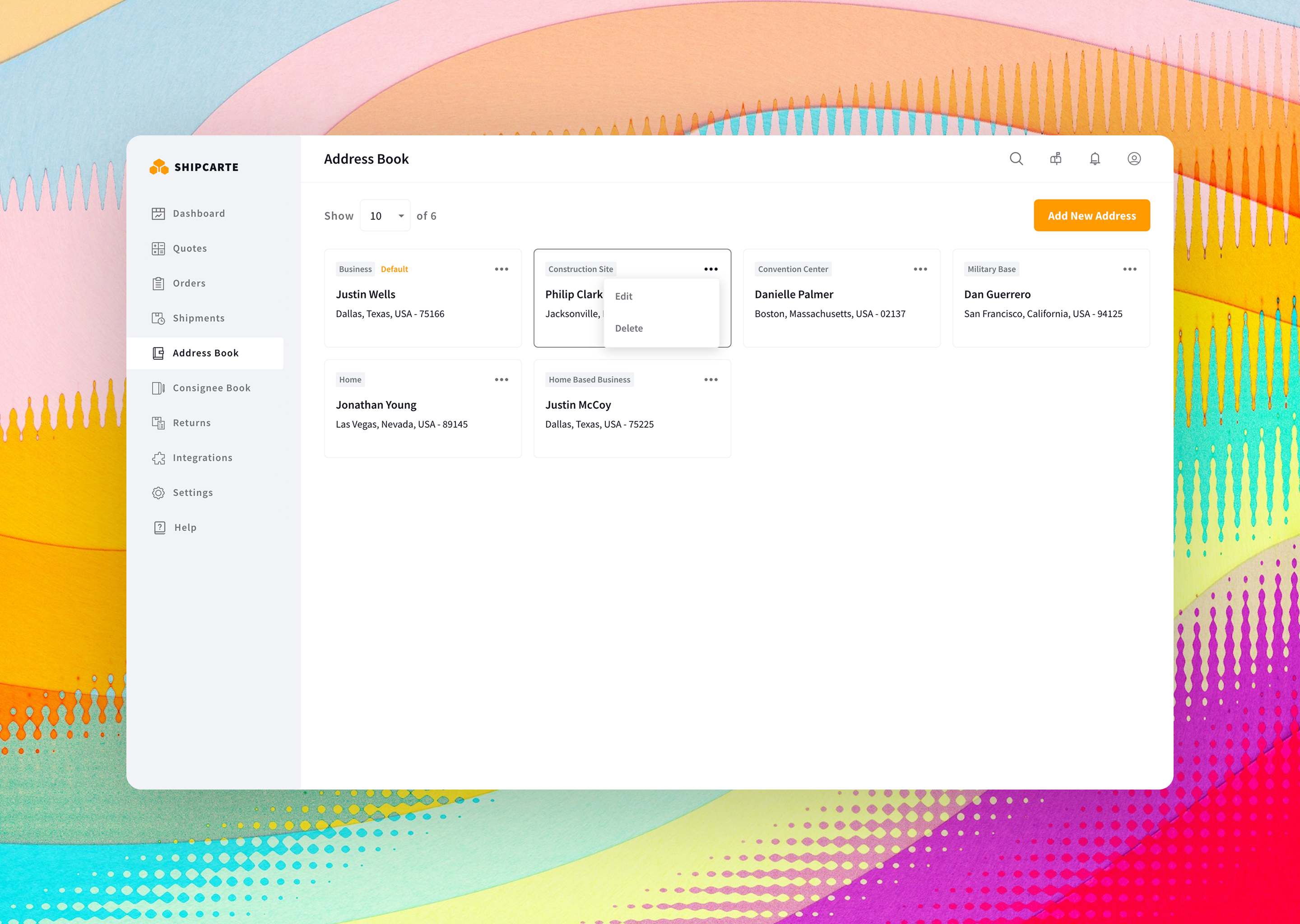 Browse thousands of Address Book images for design inspiration | Dribbble
