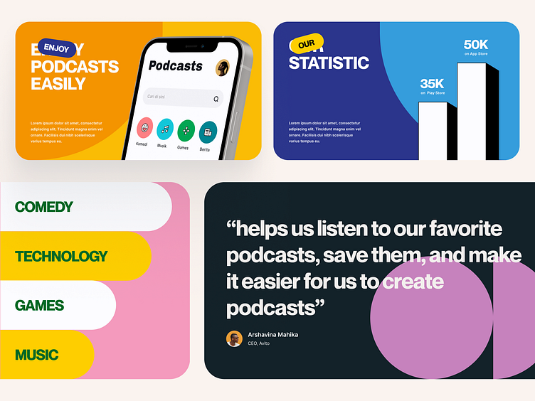 Pitch Deck - Exploration by Dindra Desmipian on Dribbble