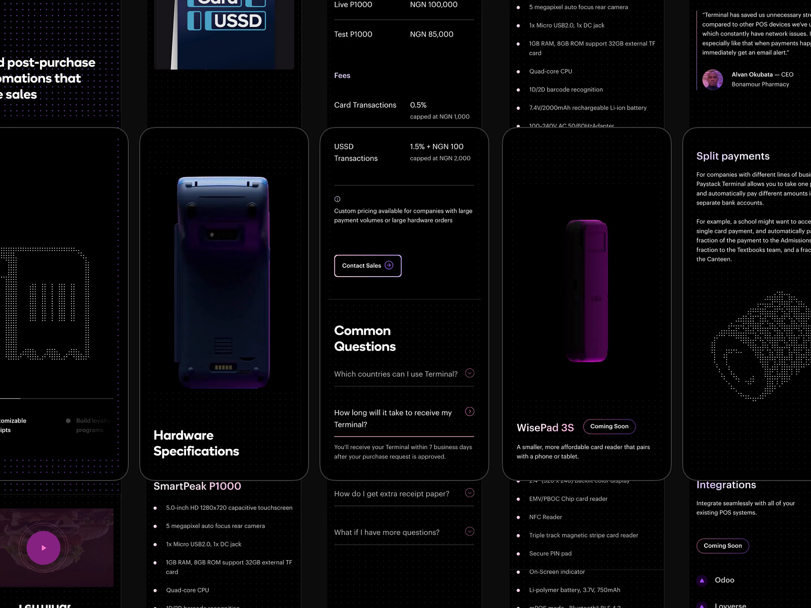 Paystack Terminal by Demilade Olaleye on Dribbble