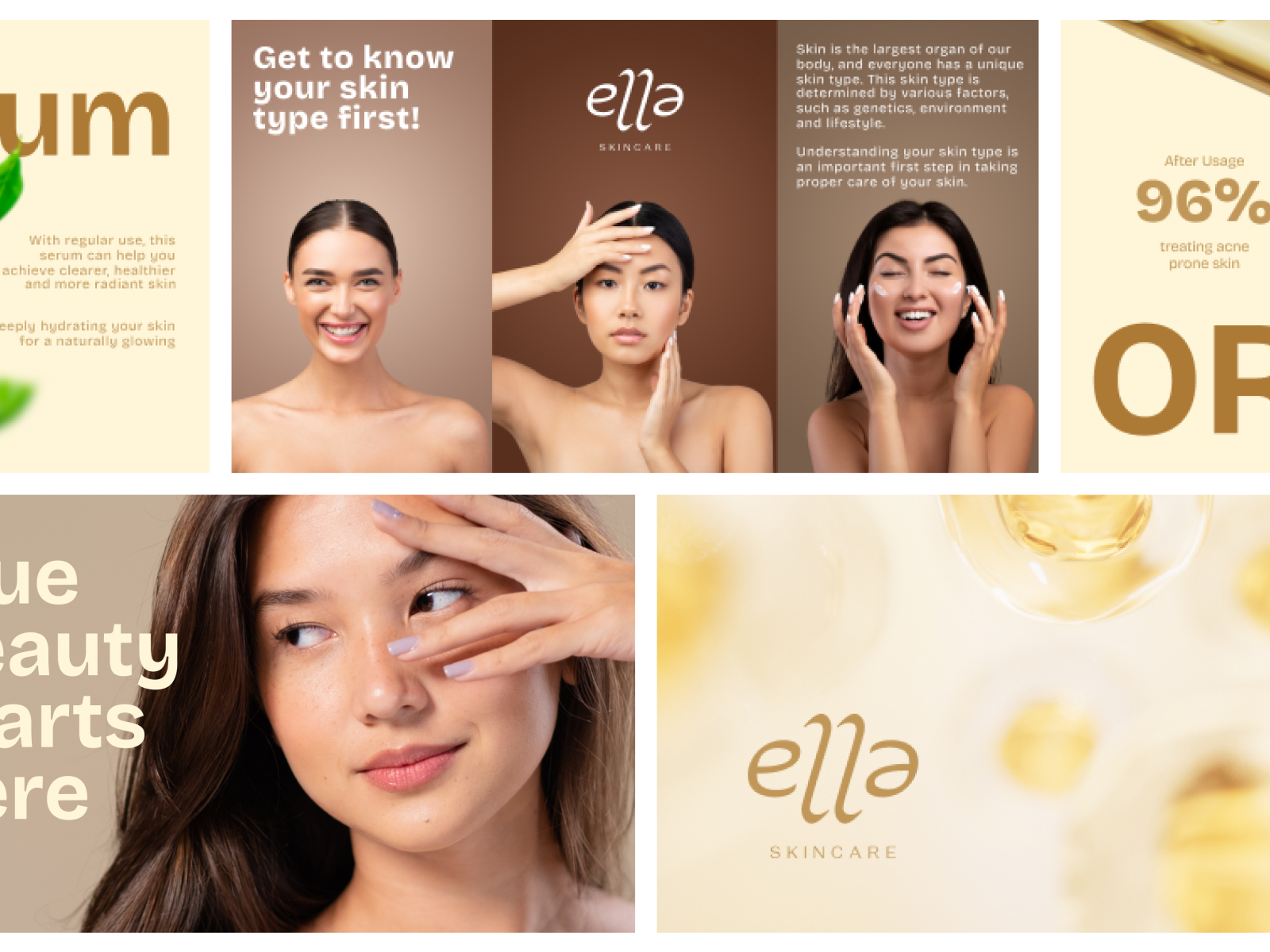Ella Skincare - Pitch Deck Branding by Vektora Branding for Vektora on Dribbble