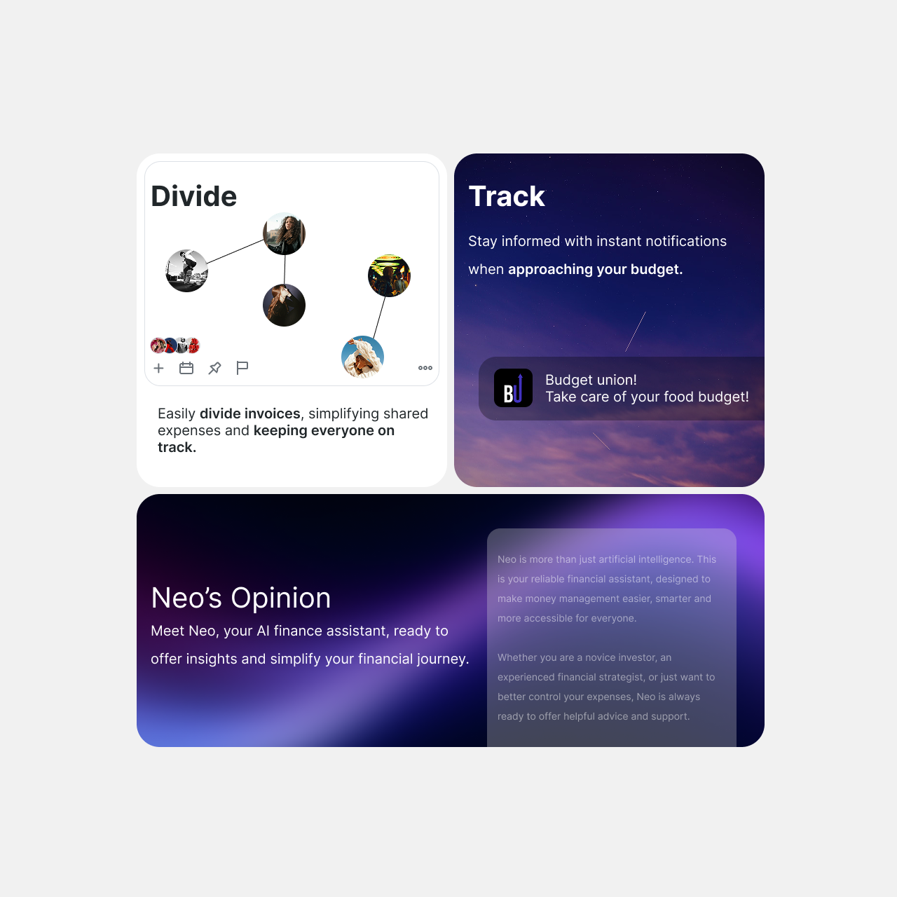 App Features - UI Design by Juho on Dribbble