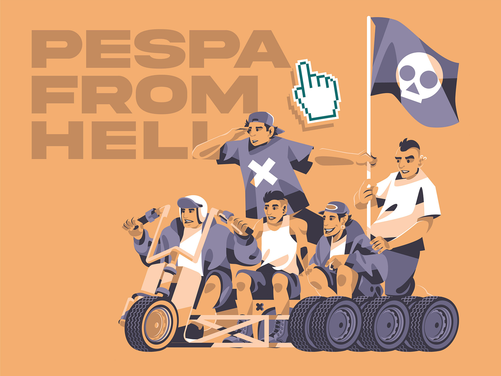 Pespa From Hell by Diyan Purniawan on Dribbble